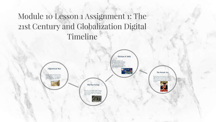 Module 10 Lesson 1 Assignment 1: The 21st Century and Global by ...