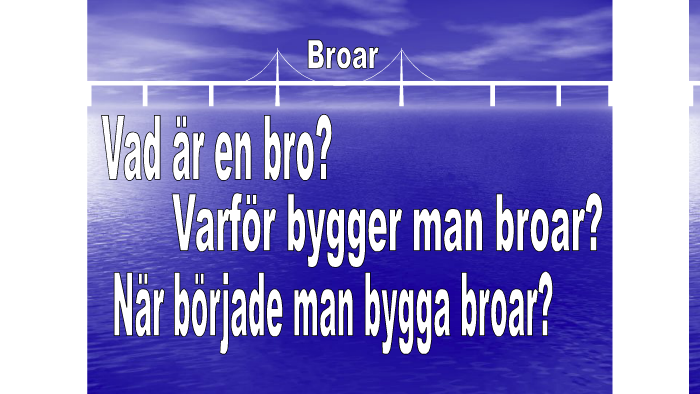 Bildspel om broar och hållfasthetslära by Mathias Anbäcken on Prezi