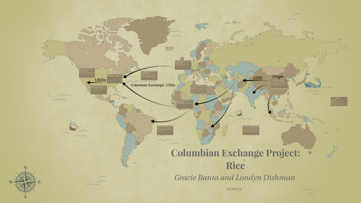 Columbian Exchange Map by Gracie Banta on Prezi