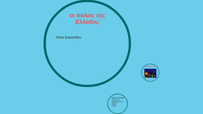 οι πολεις της by Ολγα Σισμανιδου on Prezi