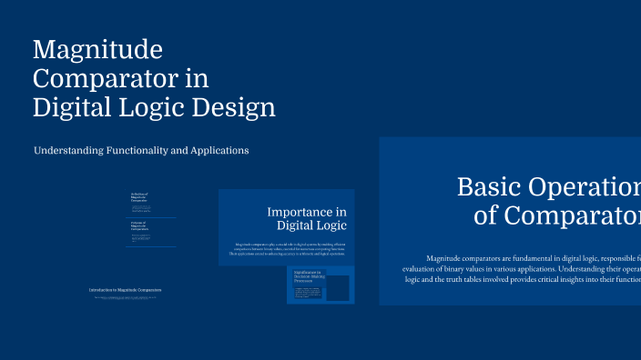 Magnitude Comparator in Digital Logic Design by shop fantasize on Prezi