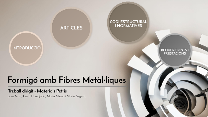 Formigó amb Fibres Metàl·liques by Maria Miana Serra on Prezi