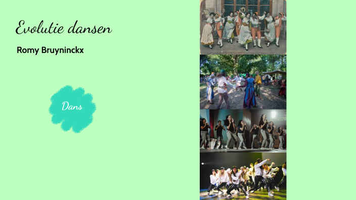 Evolutie dansen by Romy Bruyninckx on Prezi