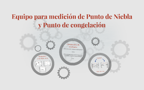 Equipo para medición de Punto de Niebla y Punto de congelaci by on Prezi