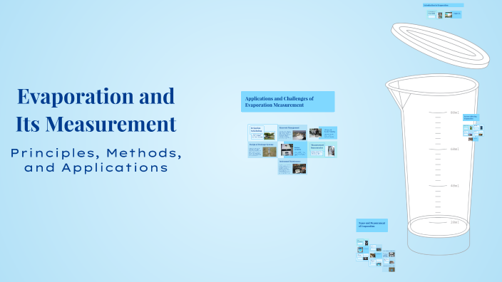 Evaporation and Its Measurement by Dev Pant on Prezi