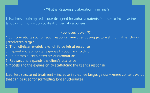 Response Elaboration Training by Shannan O'Donnell on Prezi