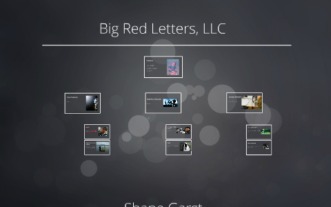Big Red Letters, LLC by shane garst on Prezi
