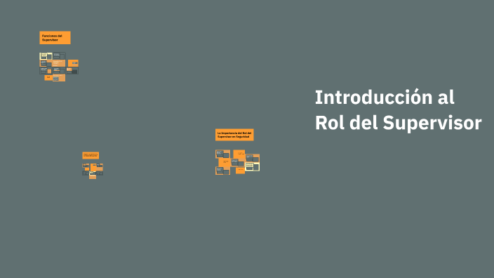 Introducción al Rol del Supervisor by Ericka Lucía Soto Méndez on Prezi