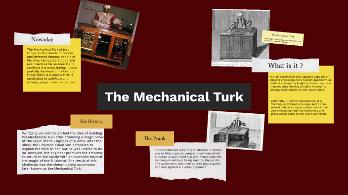 The Mechanical Turk by Emy Loiseau on Prezi