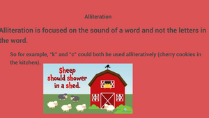 Alliteration Allusion Hyperbole Idiom Simile Metaphor Onomatopoeia ...