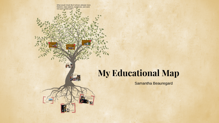 My educational map by Samantha Beauregard on Prezi