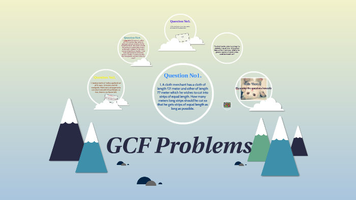 GCF Problems by Mariah Corcoran on Prezi