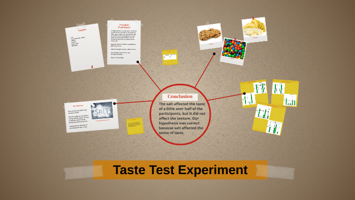 Taste Test Experiment by Ryan Mikeworth on Prezi