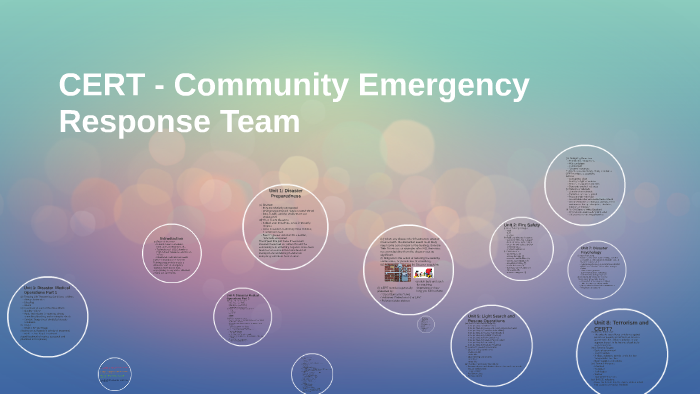 CERT - Community Emergency Response Team by Morgan Walters on Prezi