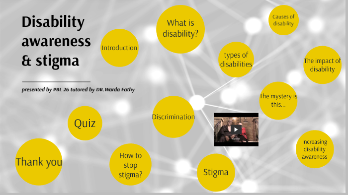 stigma, models of disabilities and disability awareness by maria abu ...