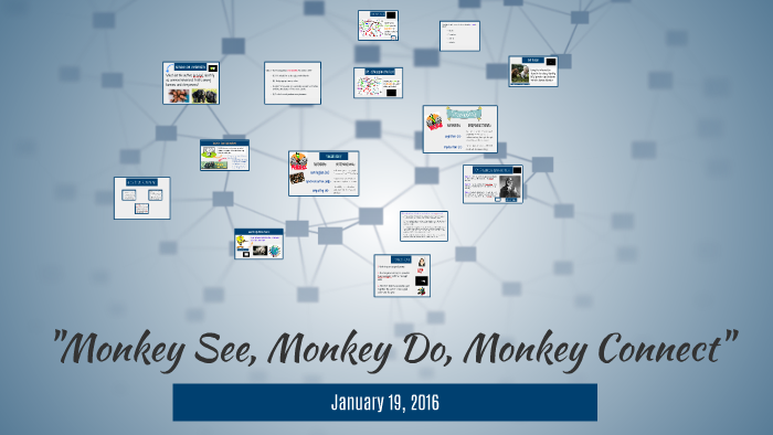 "Monkey See, Monkey Do, Monkey Connect" by Tracy Meanor on Prezi