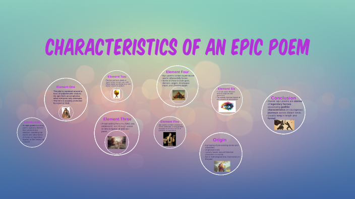 Characteristics of an Epic Poem by Misty Hinch on Prezi