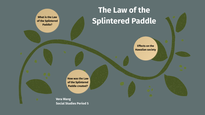 Vera Wang - The Law of the Splintered Paddle by Hyun Jin Wang on Prezi