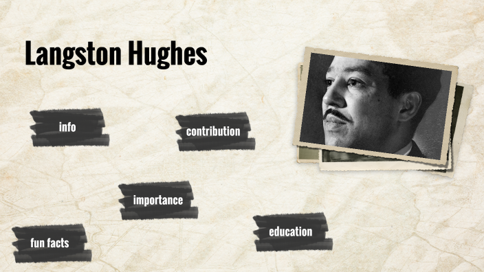 Langston Hughes presentation by Tristan Embrey on Prezi