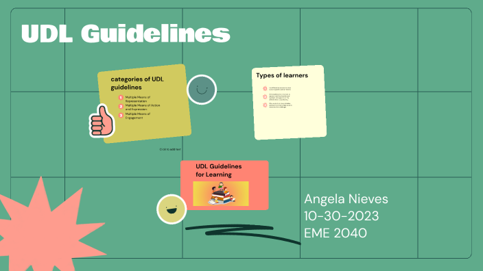 UDL Guidelines by Angie Nieves on Prezi