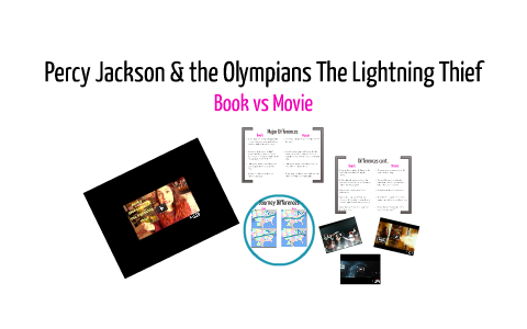Percy Jackson & The Olympians The Lightning Thief Book vs Movie by ...