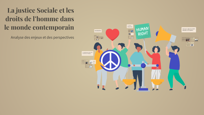 La justice Sociale et les droits de l’homme dans le monde contemporain ...