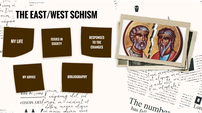 the east/west schism by jacinta semaan on Prezi