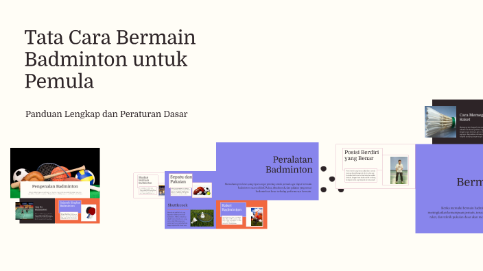 Tata Cara Bermain Badminton untuk Pemula by Fariz Almar Kurniawan on Prezi