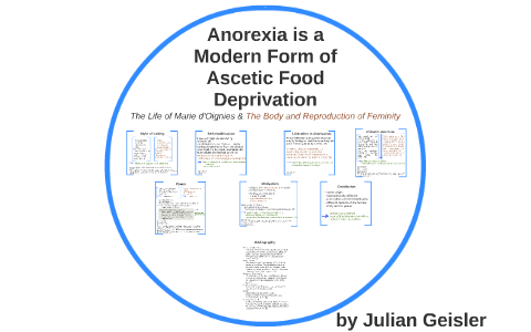 Anorexia is a modern form of ascetic food deprivation by Julian Relsieg ...