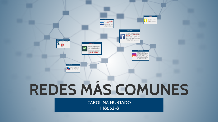 REDES MÁS COMUNES by CAROLINA HURTADO on Prezi