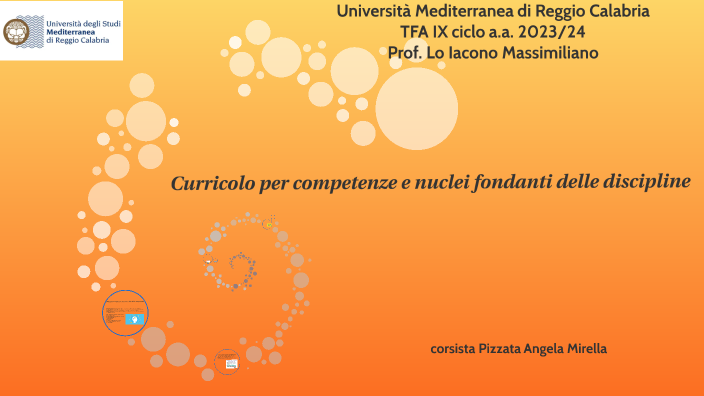 Curricolo per competenze e nuclei fondanti delle discipline by Angela ...