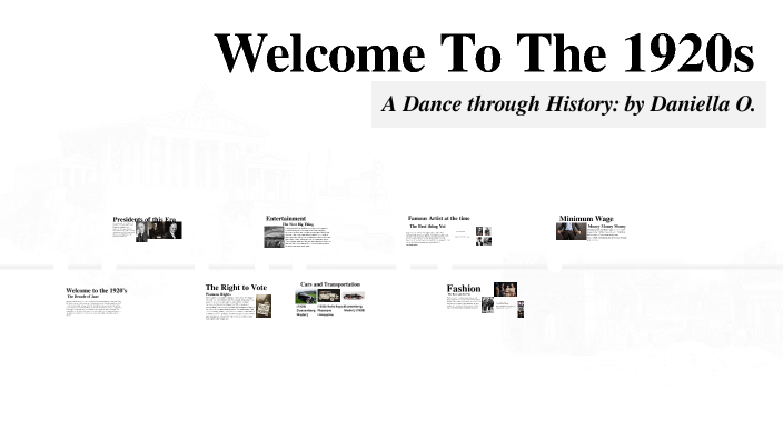 The Roaring 20s by Daniella Ovuakporaye on Prezi