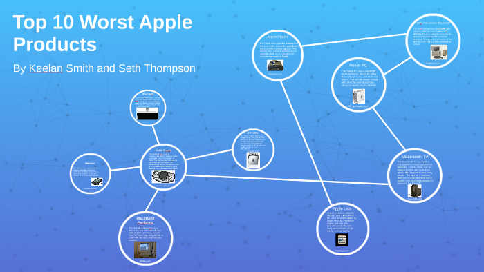 Top 10 worst Apple products by seth thompson on Prezi