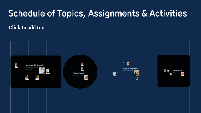 Schedule of Topics, Assignments & Activities by Farnoosh Fotouhighiam ...