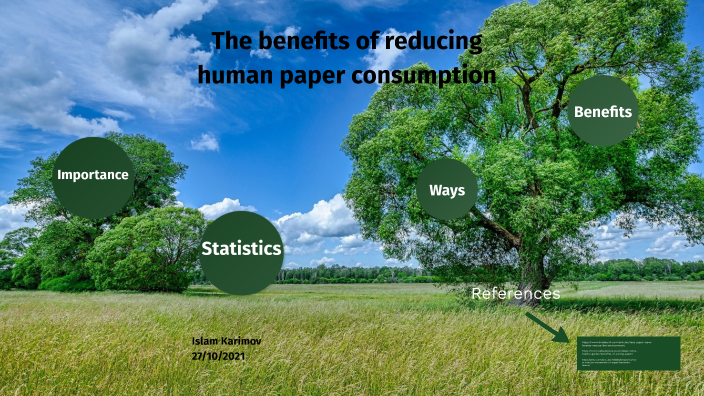 reduce paper by on Prezi