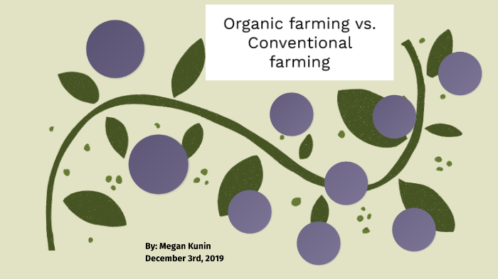 Organic farming vs. Conventional farming by Megan Kunin on Prezi