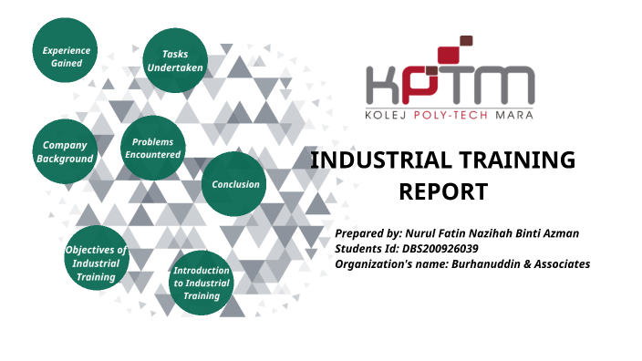INDUSTRIAL TRAINING PROJECT by Fatin Nazihah on Prezi