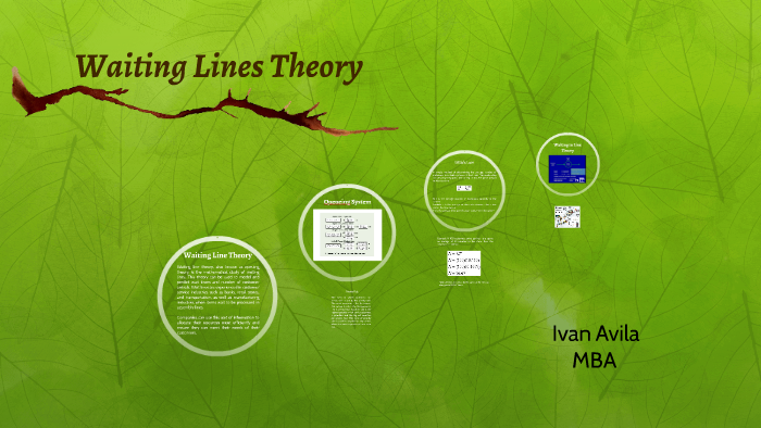 Waiting Lines Theory by on Prezi