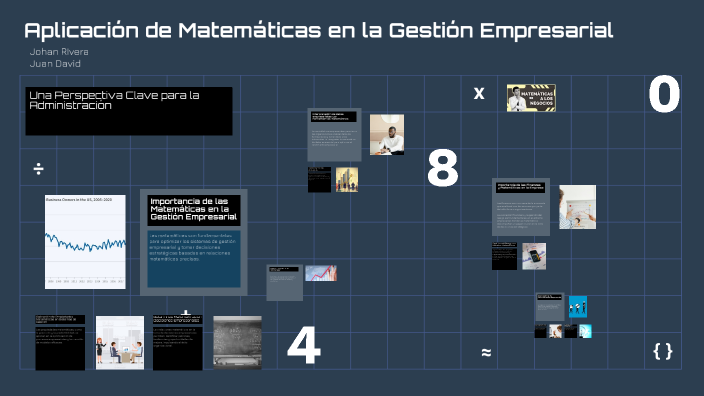 Aplicación de Matemáticas en la Gestión Empresarial by Johan Rivera on Prezi