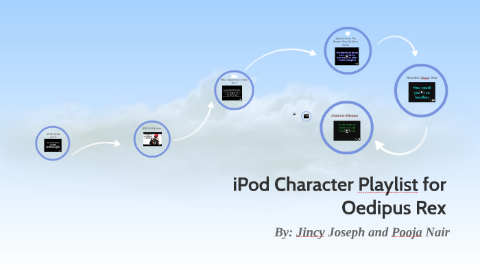 iPod Character Playlist for Oedipus Res by Jincy Joseph