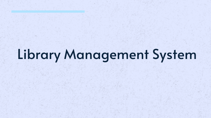 Library Management System by Clyd Pastorfide on Prezi