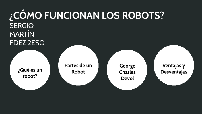 ¿Cómo funcionan los robots? by Sergio Martín Fernández on Prezi ¿Cómo funcionan los robots? by Sergio Martín Fernández on Prezi
