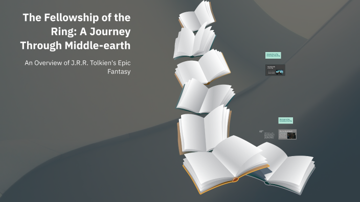The Fellowship of the Ring: A Journey Through Middle-earth by JAY ...