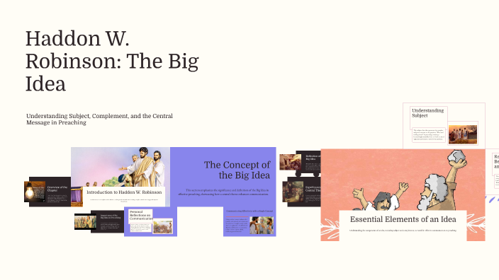 Haddon W. Robinson: The Big Idea by Laci Kadar on Prezi