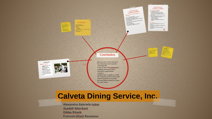 Calveta Dining Services, Inc. by Azadeh Ghorbani on Prezi