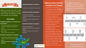 ISO/IEC 25040 y modelos para evaluar la Calidad de software by maricela ...