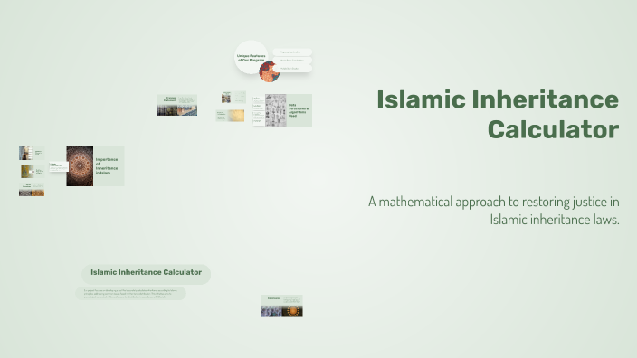 Islamic Inheritance Calculator by Abdul Hannan on Prezi