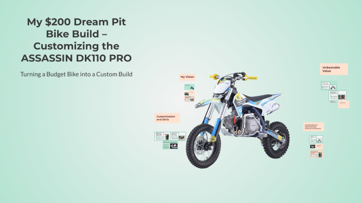 My $200 Dream Pit Bike Build – Customizing the ASSASSIN DK110 PRO by ...