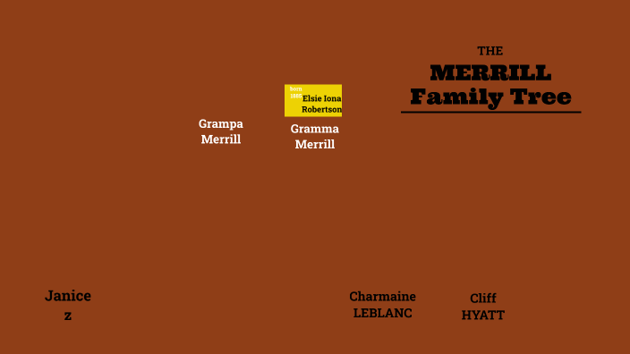 Merrill Family Tree by on Prezi