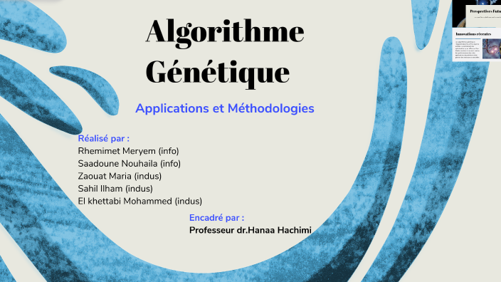 Algorithme Génétique by Elkhattabi Mohamed on Prezi